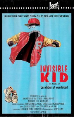Invisible Kid (1988) director: Avery Crounse | VHS | 20th Century Fox / Twentieth Century Fox ...