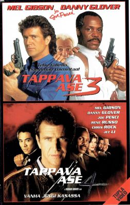 Tappava ase 3 & Tappava ase 4 (1992) director: Richard Donner | VHS | Sandrew Metronome (finland ...