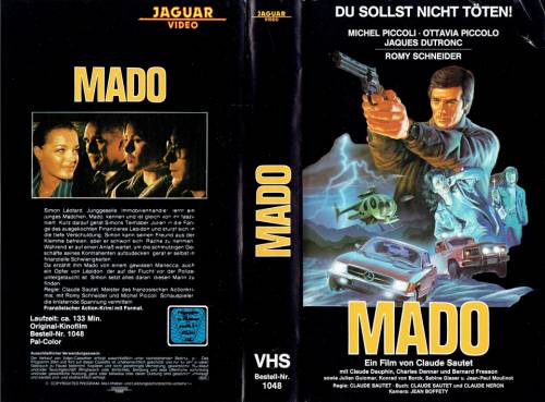 Mado (1976) director: Claude Sautet | VHS | Jaguar Video (germany) | Videospace