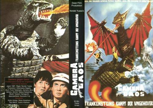 Gamera gegen Gaos - Frankensteins Kampf der Ungeheuer (1967) director: Noriaki Yuasa | VHS ...