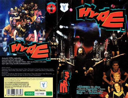 Hype (1995) director: Ville Sandqvist | VHS | Suomen Kunnallispalvelu (finland) | Videospace