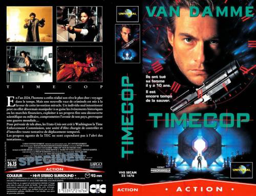 Timecop (1994) director: Peter Hyams | VHS | CIC Video (france) | Videospace