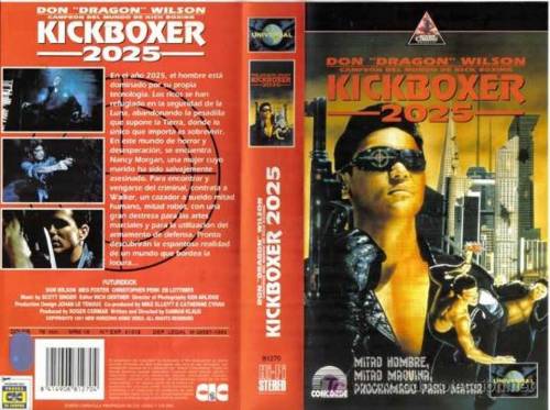 Kickboxer 2025 (1991) director: Damian Klaus | VHS | CIC Video (spain) | Videospace