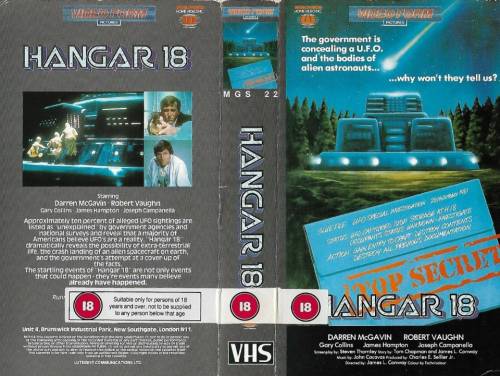 Hangar 18 (1980) director: James L. Conway | VHS | Video Form Pictures (uk) | Videospace